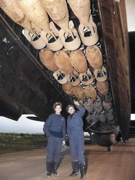 Avro Lancaster bomb load \ stacker news ~Photography