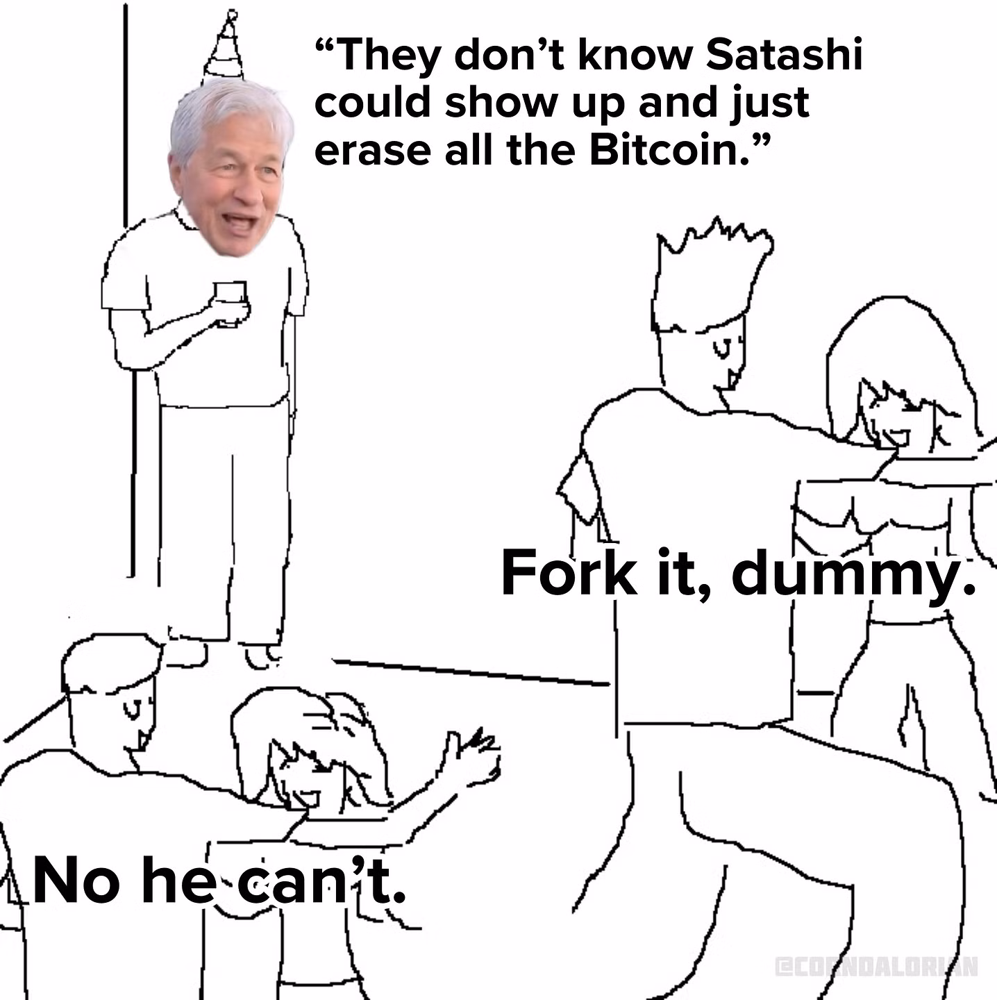 Meme Monday - Best Bitcoin Meme Gets 25,000 Sats \ stacker news ~bitcoin