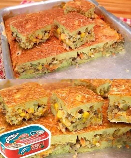 Simple and very practical sardine pie for a snack \ stacker news ~DIY